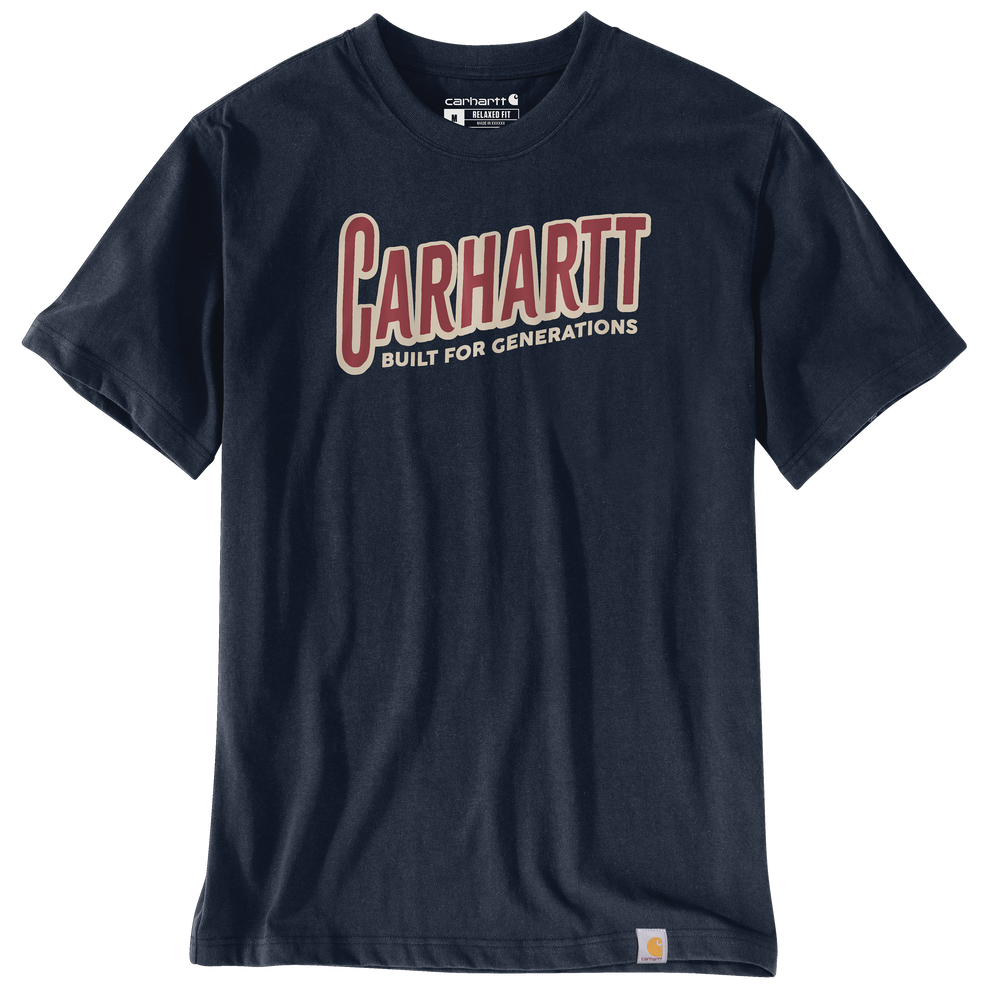Carhartt Men's Irvine Relaxed Generations T-Shirt - Durable Comfort ...